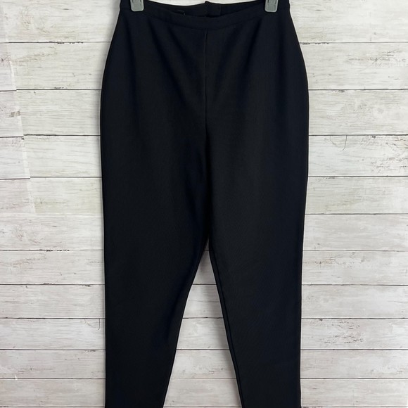 Lynn Ritchie | Pants & Jumpsuits | Lynn Ritchie Black Ribbed Stretch ...